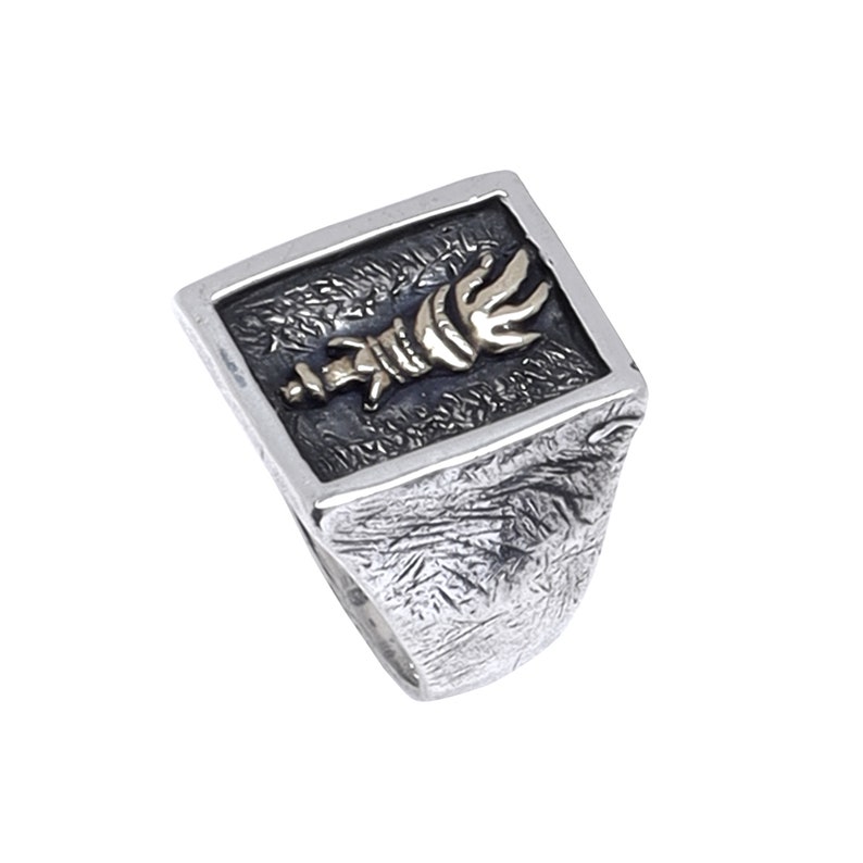 Enlightenment Torch Ring Sterling Silver Patriotic Jewelry | Etsy