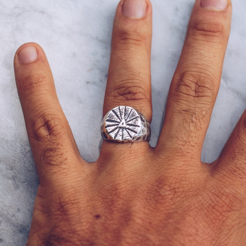 Sunrise Ring Sterling Silver Eye of Providence Ring All - Etsy