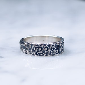 Indonesian Rings | Rings With Writing, Balinese Sterling Silver Band ...