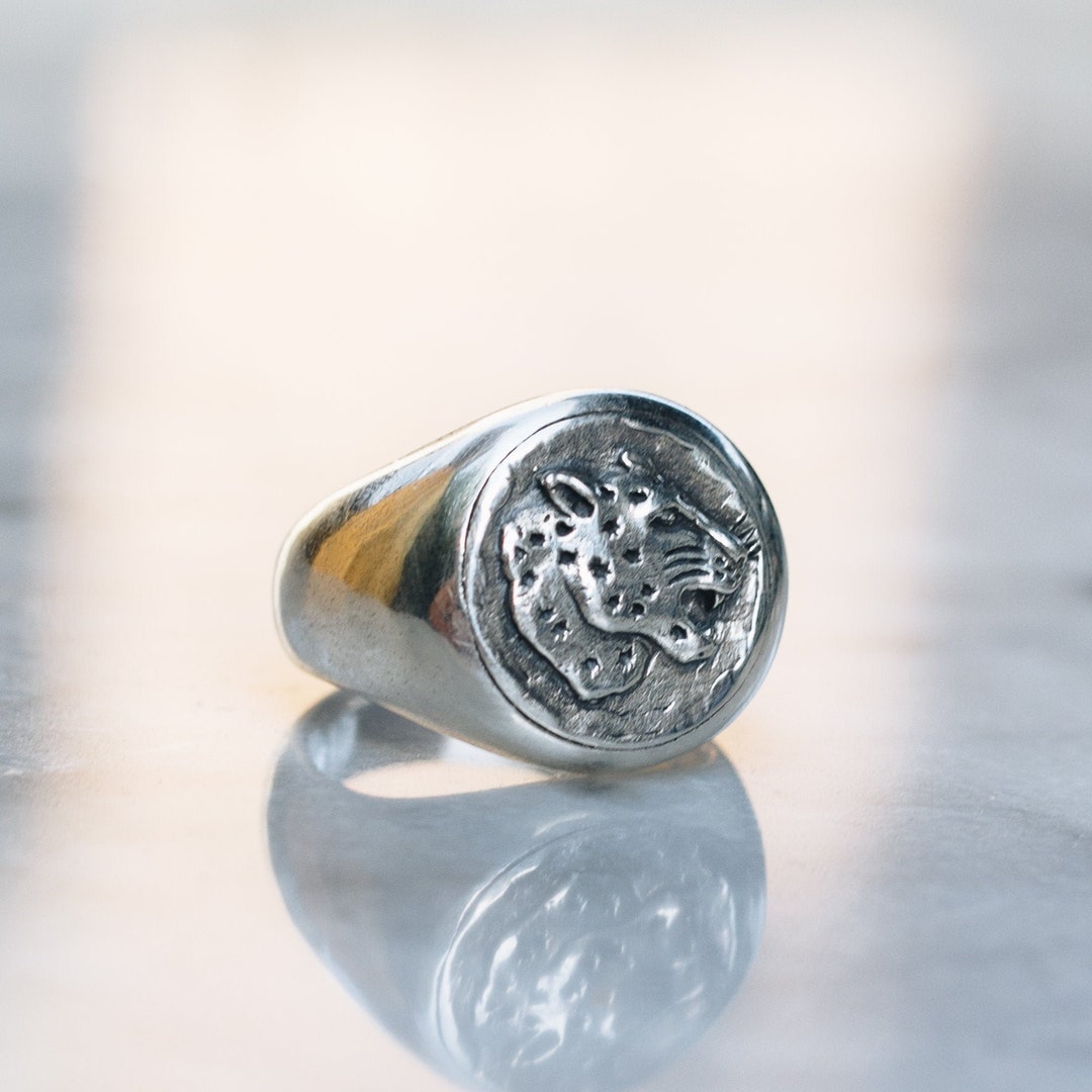 Jaguar Ring for Men | 925 Sterling Silver Mens Rings, Pinky Ring ...