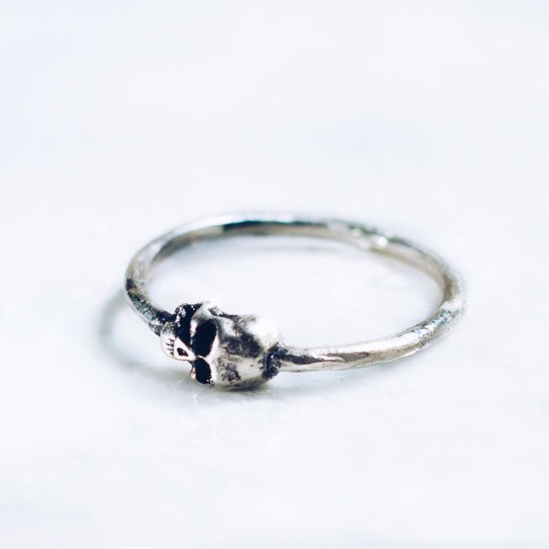 Skull Ring Women Sterling Silver Skull Rings for Women Cool - Etsy Canada