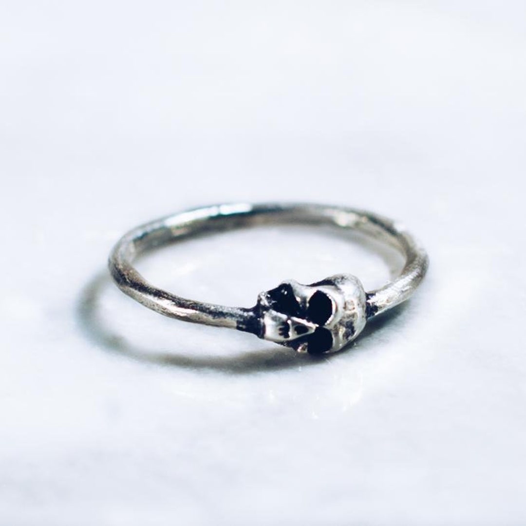 Skull Ring Women | Sterling Silver Skull Rings for Women, Cool Rings ...