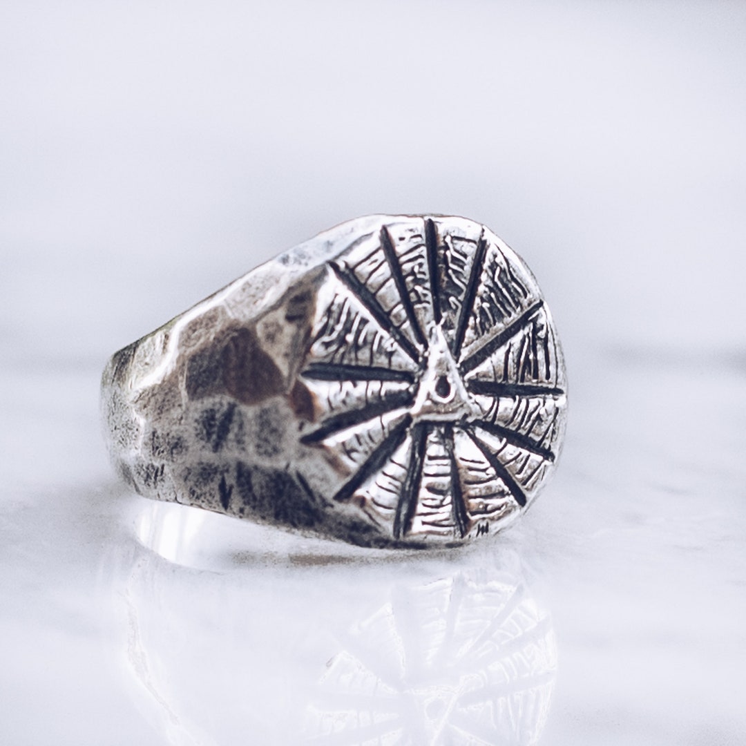 Sunrise Ring Sterling Silver | Eye of Providence Ring, All Seeing Eye ...