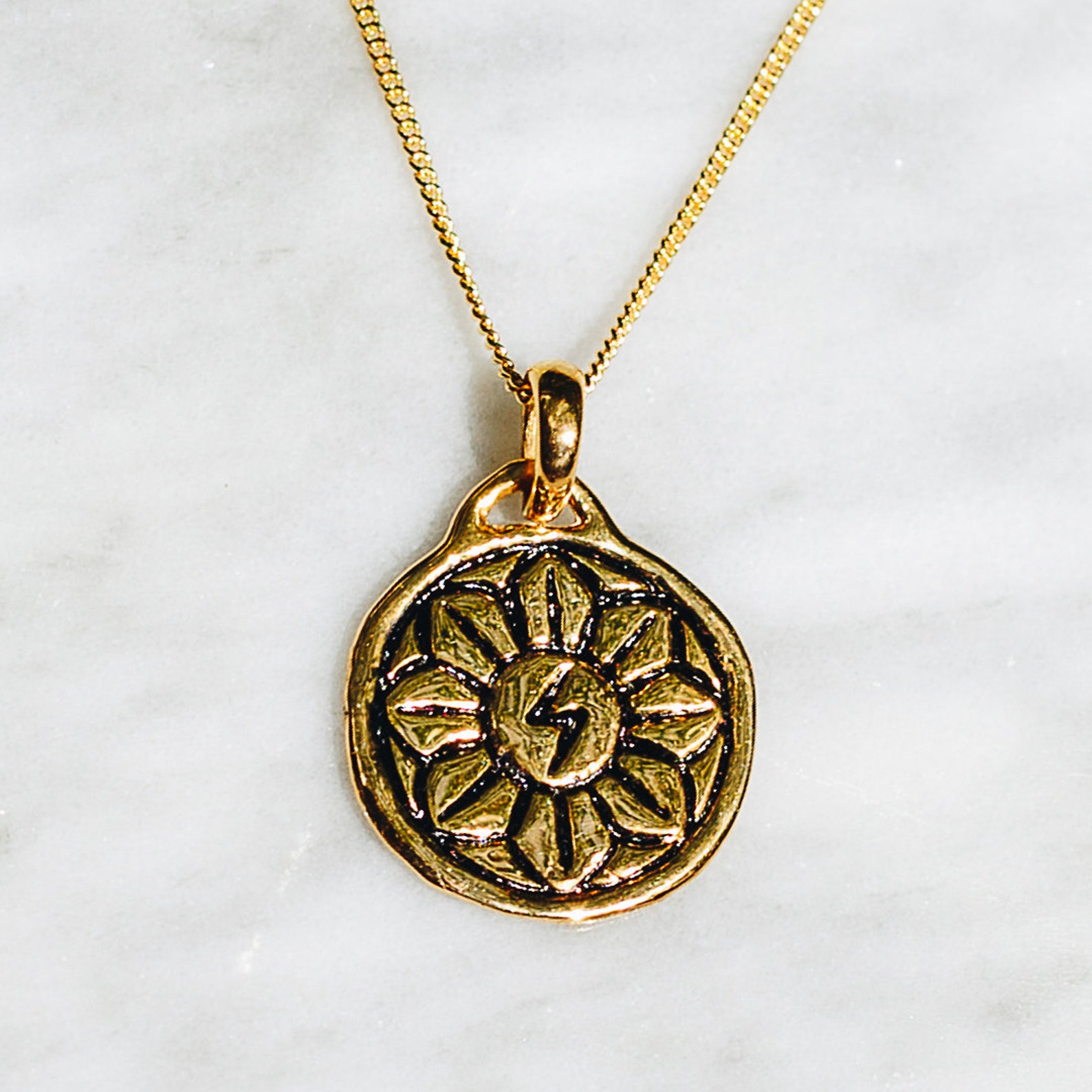 Good Luck Necklace 24K Gold Plated Best Wishes Jewelry Good - Etsy