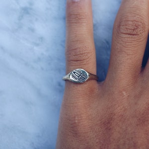 Mini Brass Knife Ring Engraved Dagger Jewelry, Pinky Ring, Round Ring ...