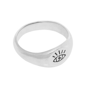 All Seeing Eye Ring Silver | Protection Jewelry, Eye of Providence ...