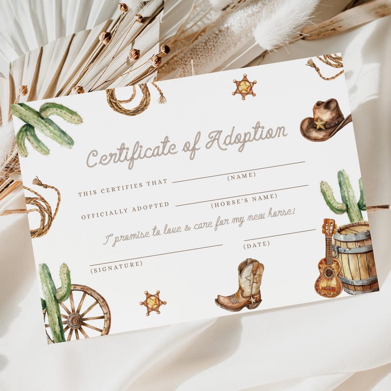 Rodeo Adopt a Horse - Etsy