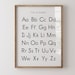 Printable Alphabet Poster | ABC Chart for Kids Room Classroom or ...