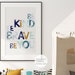 Be Kind Be Brave Be You Print, Printable Wall Art, Nursery Decor, Wall ...