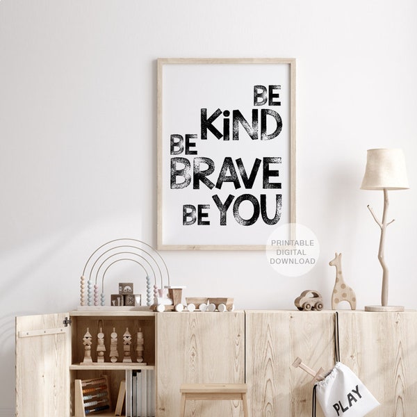Be Kind Be Brave - Etsy