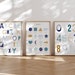 Playroom Wall Decor Educational Posters Set of 3 Prints - Etsy