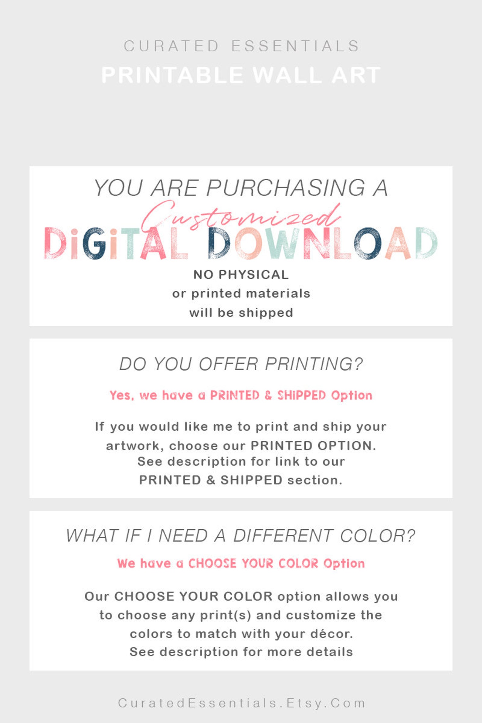 Custom Name Rainbow Art Print Printable Wall Art Rainbow - Etsy