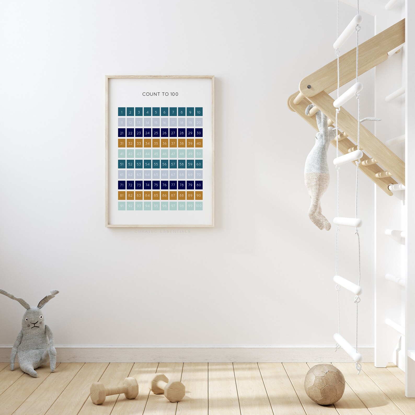 Hundreds Chart PRINTABLE, Educational Posters, Count to 100, Preschool ...