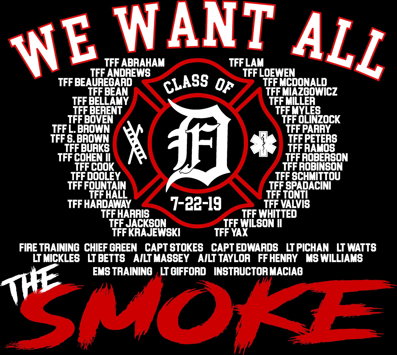 We Want All the Smoke - Etsy