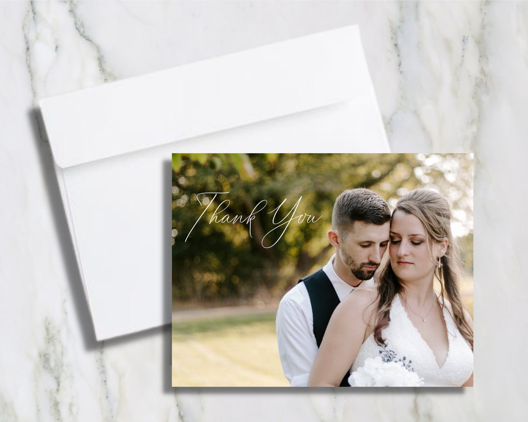 Custom Thank You Cards Flat, Folded, or Digital File - Etsy