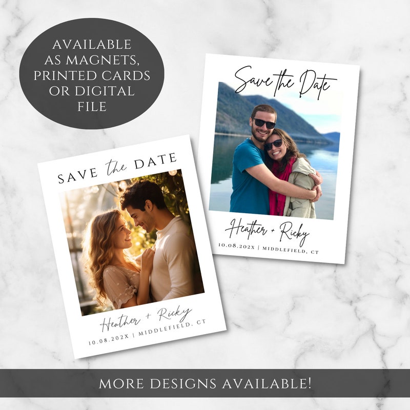 Polaroid Save the Date - Etsy