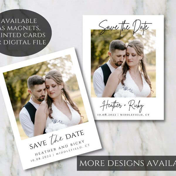 Polaroid Save the Date - Etsy