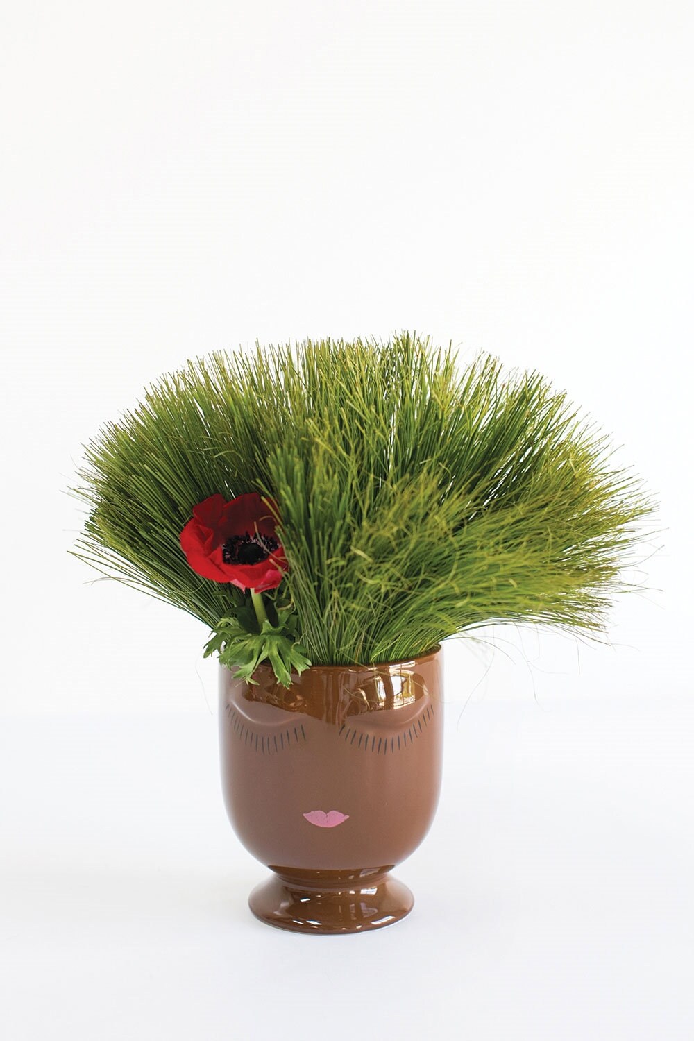 Medium Celfie Vase Face Pot Planter for Cacti or Succulent Plant; Makes ...