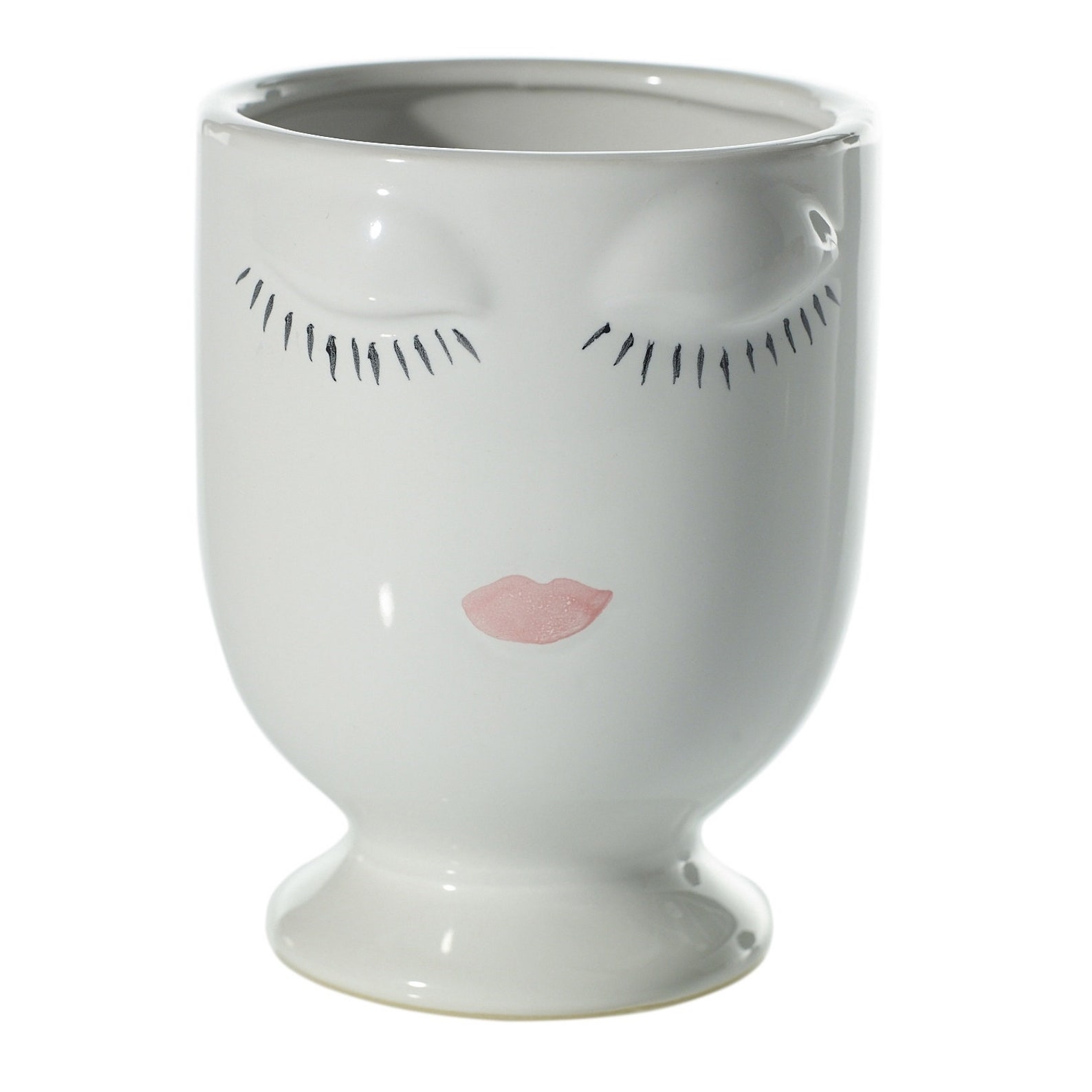 Medium Celfie Vase Face Pot Planter for Cacti or Succulent Plant; Makes ...