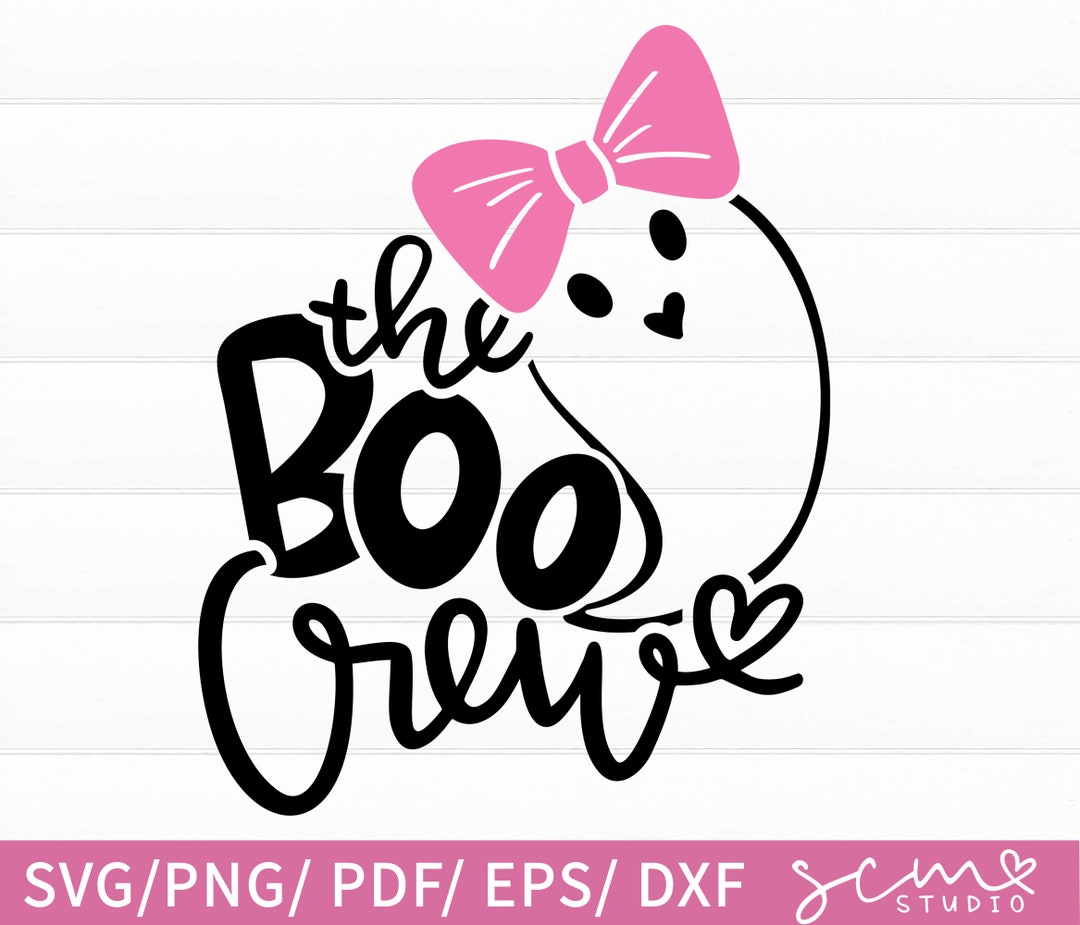 The Boo Crew SVG Cut Files/ Halloween SVG Design - Etsy