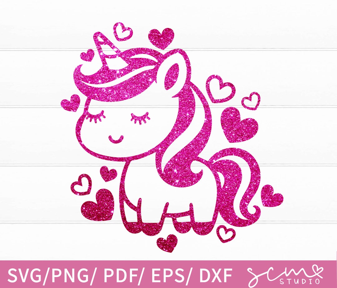 Unicorn SVG, Heart Unicorn Svg, Valentine Unicorn Svg, Baby Unicorn Svg ...