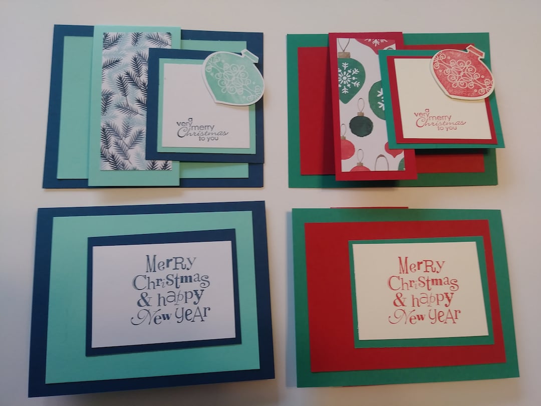 Layered Christmas Cards - Etsy