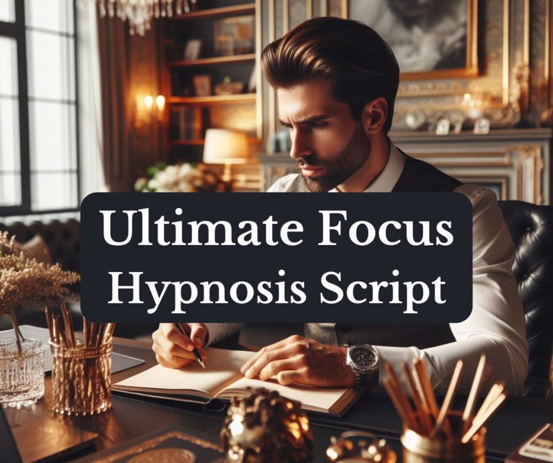 Hypnosis Script: Ultimate Focus Hypnotherapy Script for Staying Focused ...