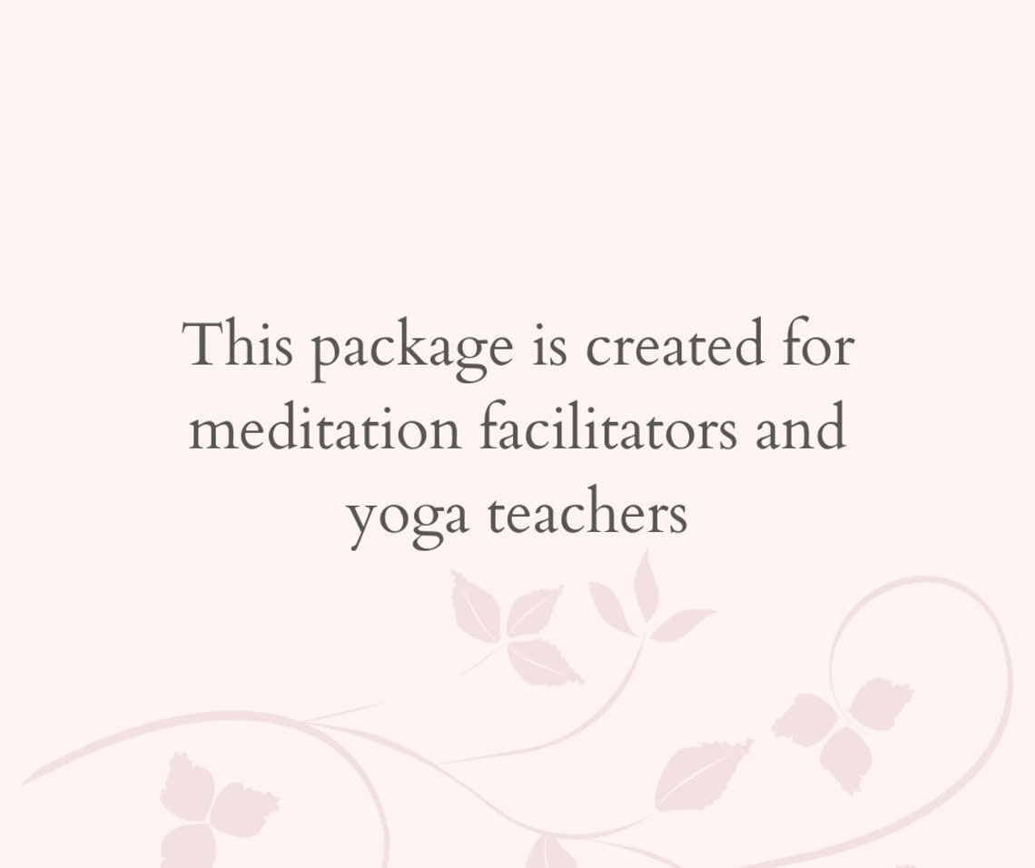 Tantra Meditation Facilitator Package: Guide, Meditation Scripts ...
