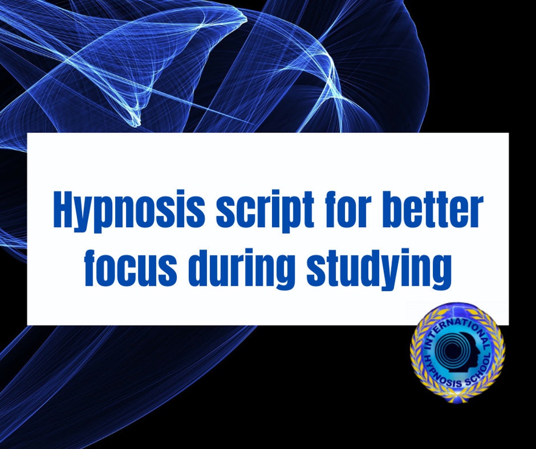 Hypnosis Script for Better Focus During Studying Instant - Etsy