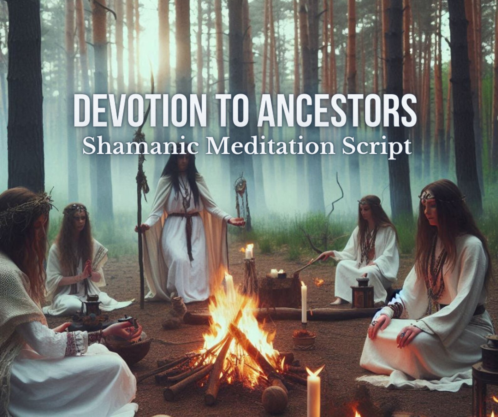 Guided Meditation Script Devotion to Ancestors Shamanic Practice - Etsy