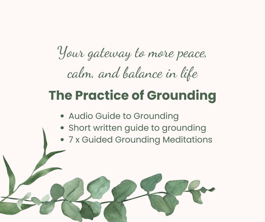 Grounding Practice 7 Guided Meditations + Audio Guide - Etsy