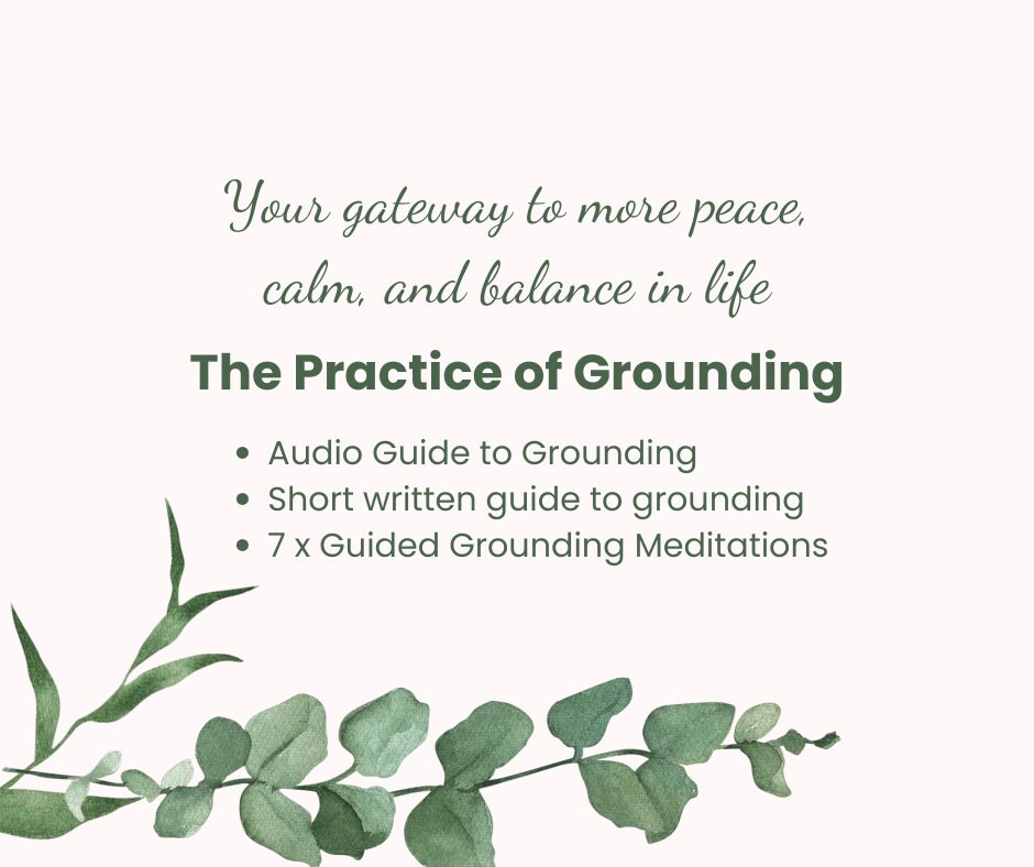Grounding Practice 7 Guided Meditations + Audio Guide - Etsy
