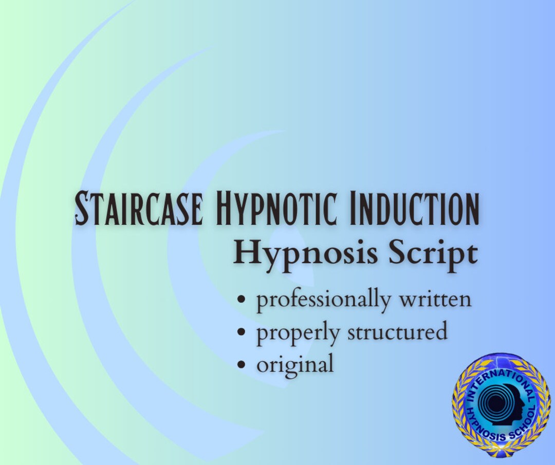 Staircase Hypnotic Induction Hypnosis Script Instant Download ...