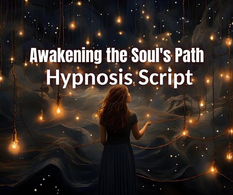 Hypnosis Script Awakening the Soul's Path Journey to Joy, Fulfillment ...