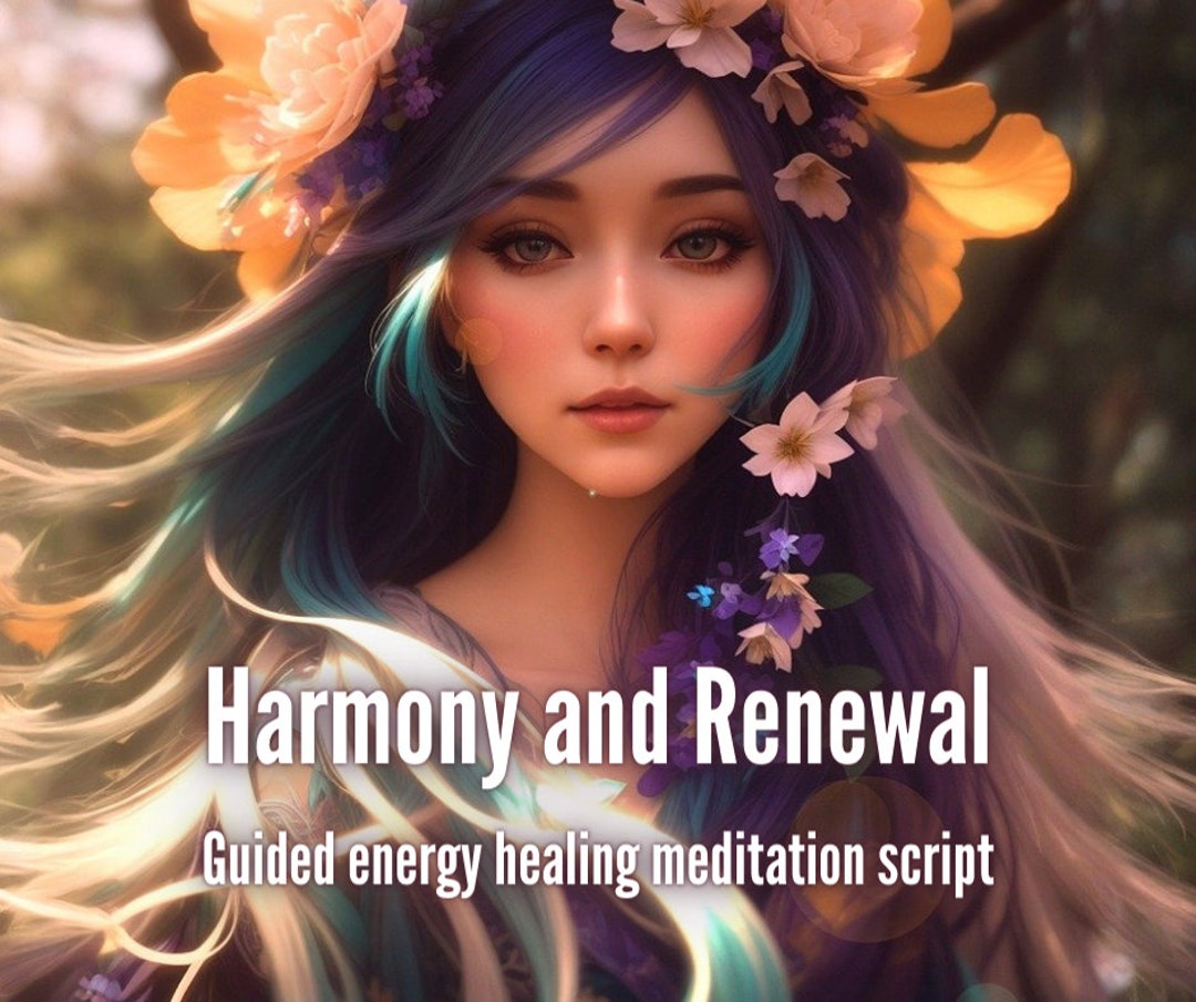 Guided Energy Healing Meditation Script: Harmony and Renewal Metaphysical Hypnosis Script - Etsy