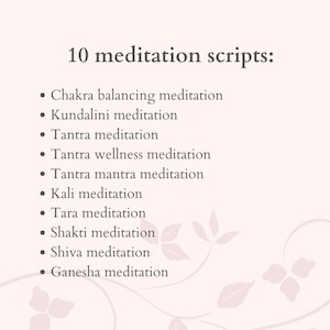 Tantra Meditation Facilitator Package: Guide, Meditation Scripts ...