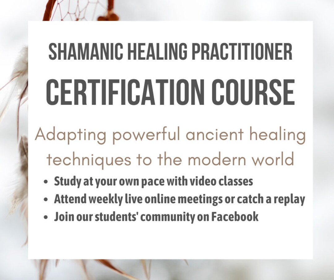 Buy Shamanic Healing Practitioner Certification Course Distance Online in India - Etsy