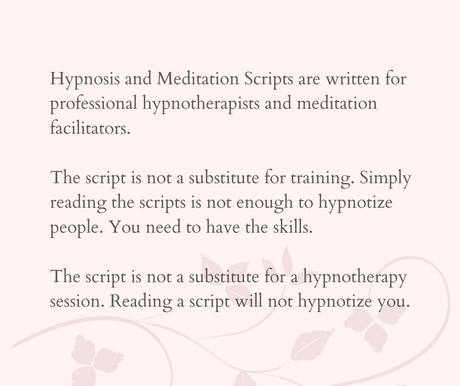 Staircase Hypnotic Induction Hypnosis Script Instant Download ...
