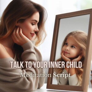 Meditation Script Talk to Your Inner Child - Etsy