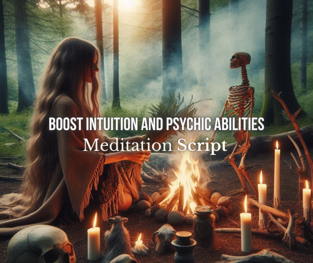 Guided Meditation Script Boost Intuition and Psychic Abilities Metaphysical Hypnosis - Etsy
