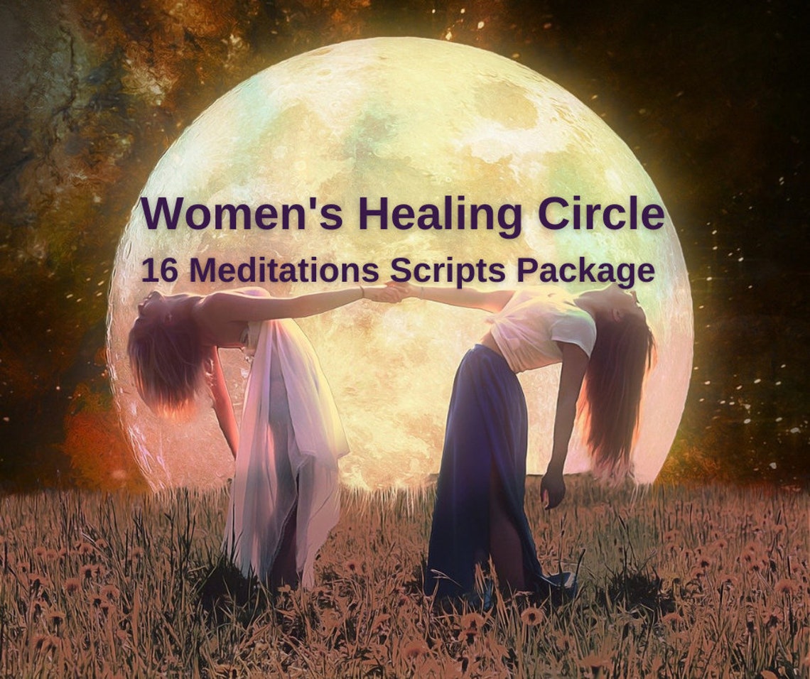 Women's Healing Circle: Pack of 16 Meditations Scripts Womb Healing ...