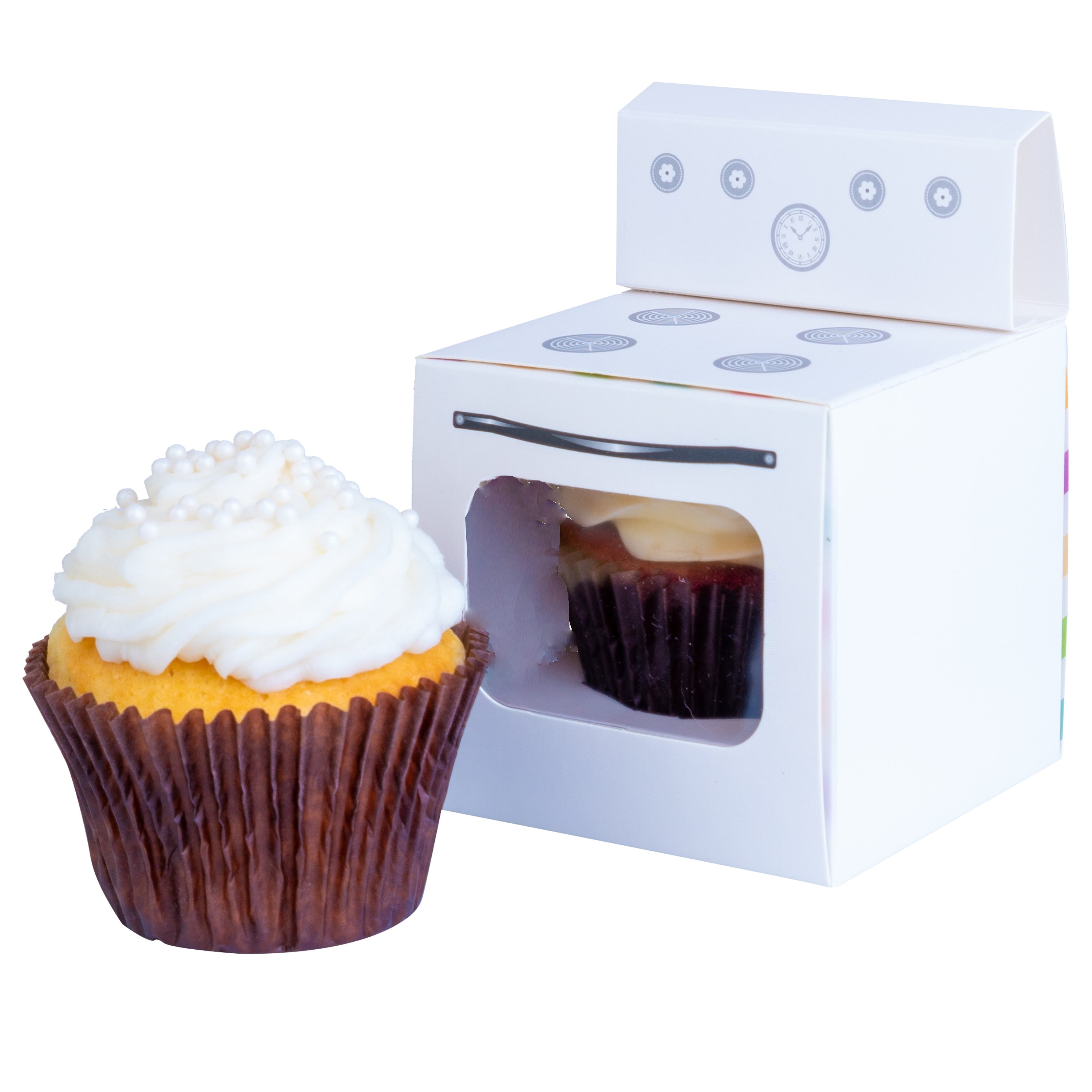 Bun in the Oven Cupcake Boxes Perfect for Baby Showers and - Etsy
