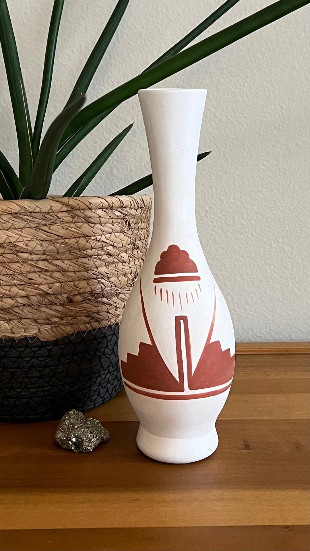 Vintage Arizona J Lobob Pottery Storm Vase Handmade Navajo Art - Etsy
