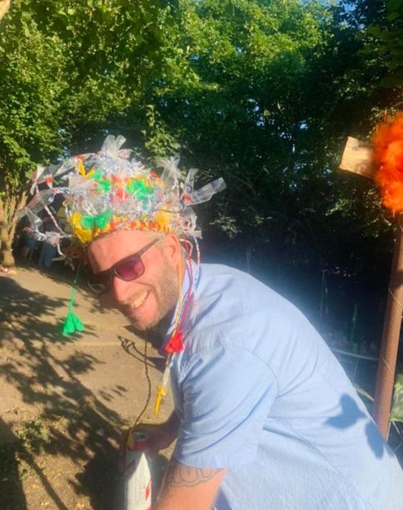 Eco Recycled Eccentric Funky Crazy Hat for the Coronation (or Any Day ...