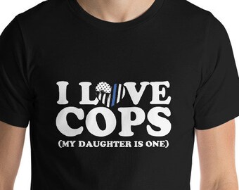 I Love Cops Shirt - Etsy