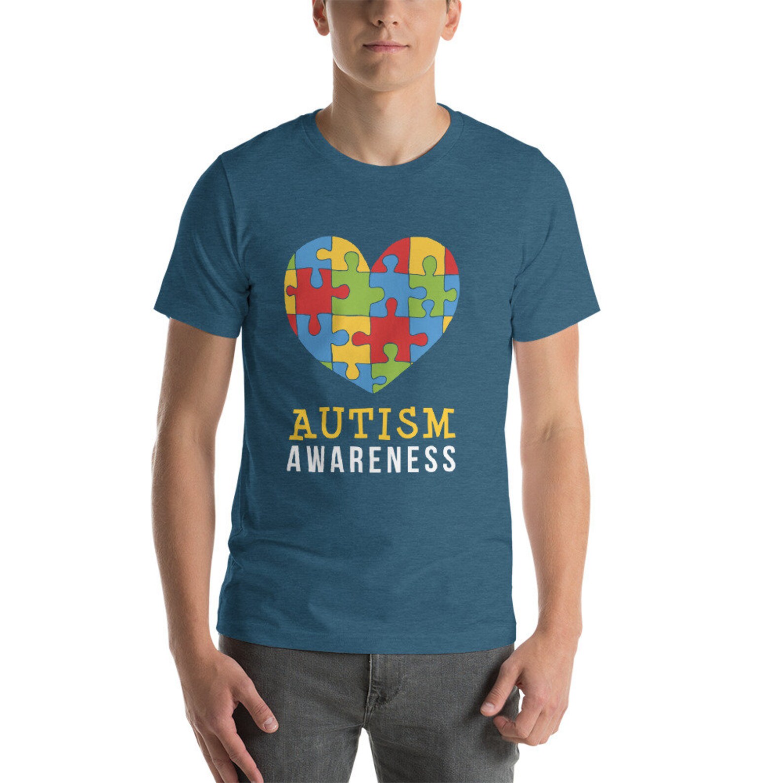 Autism Society Gift Autism Awareness Short Sleeve Unisex - Etsy