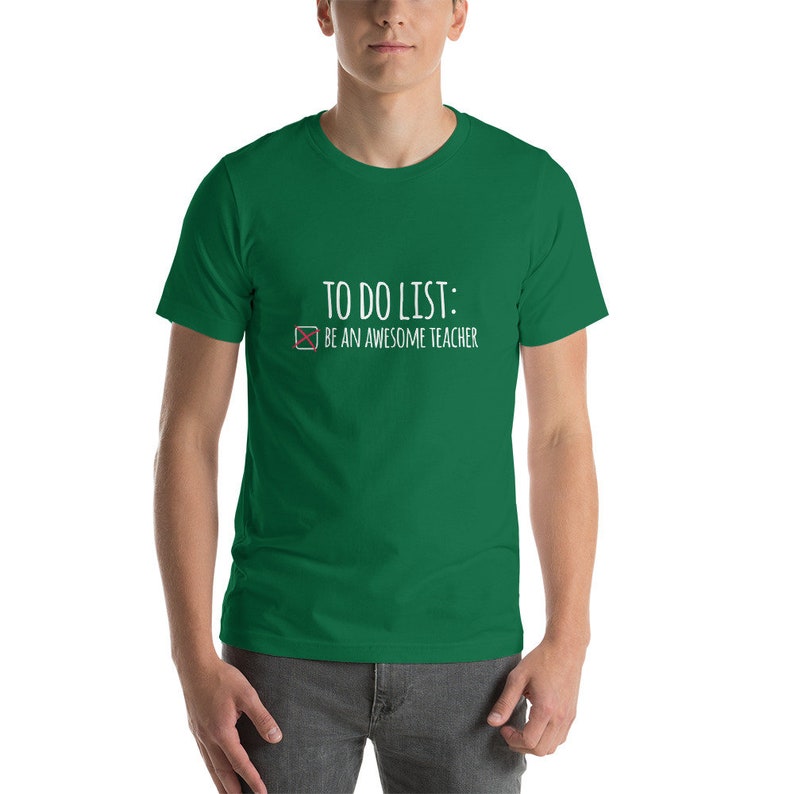 To Do List: Be an Awesome Teacher Short-sleeve Unisex T-shirt - Etsy