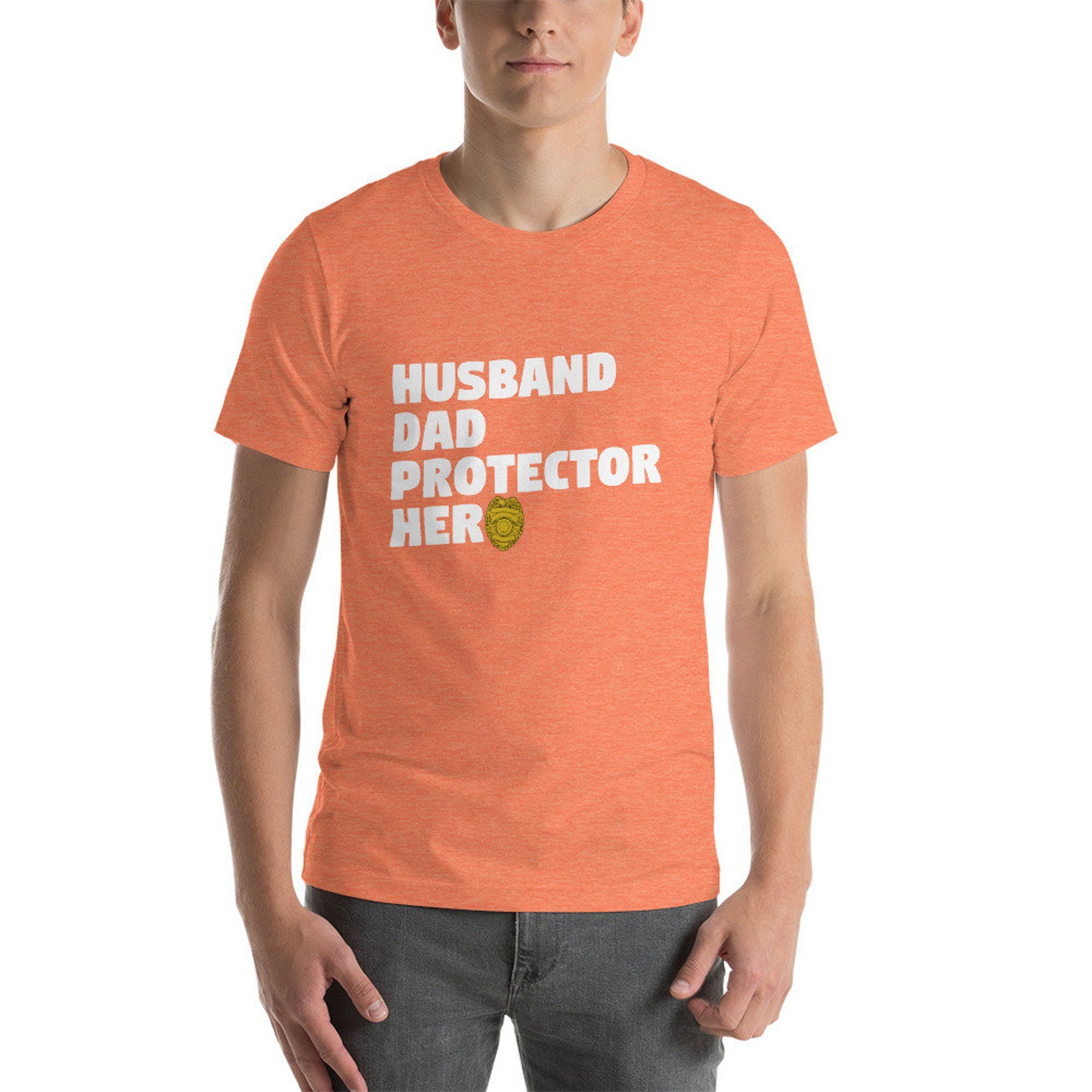 My Husband Dad Protector and Hero Short-sleeve Unisex T-shirt - Etsy