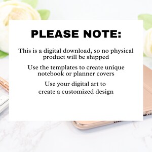 Four Printable Composition Spiral Notebook Covers Custom Notebook Canva ...