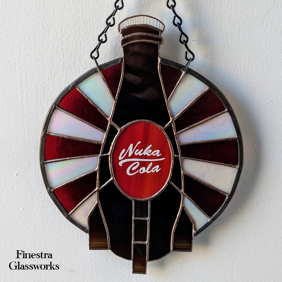 Fallout Nuka Cola Bottle Stained Glass Suncatcher - Etsy Australia